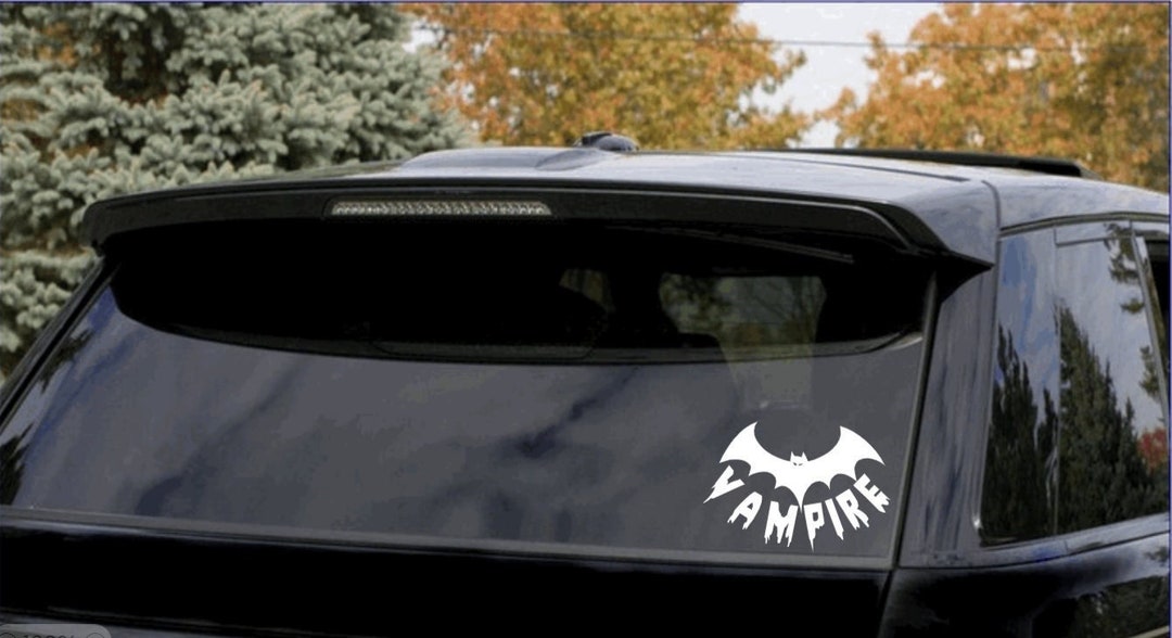 Vampire Bat Car Decal, Vamp, Spooky, Goth, Gothic, Blood Suckers ...