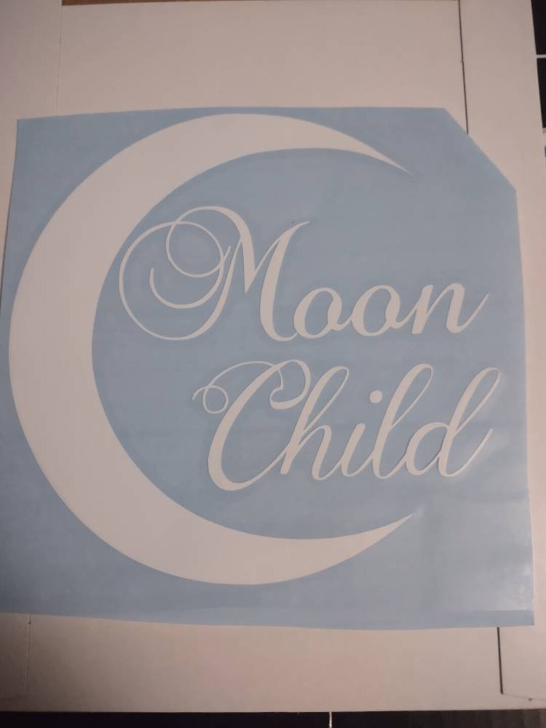 Moon Child Car Decal, Witchy Vinyl Decal Moon Child Water Bottle ...