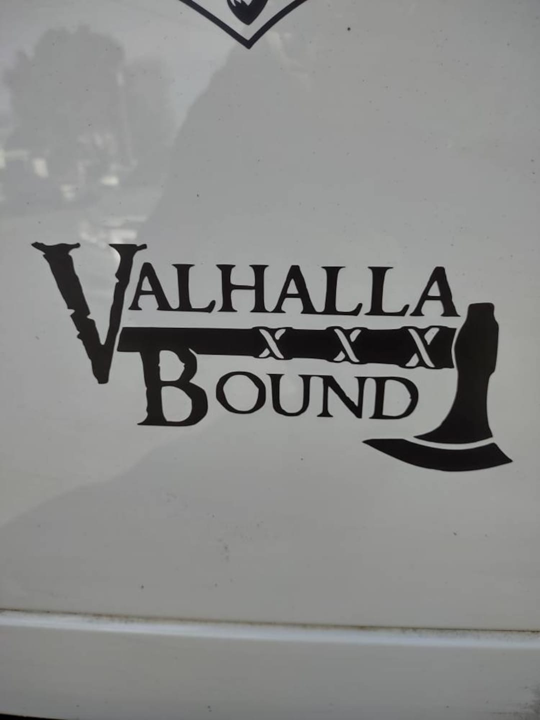 Valhalla Bound Vinyl Decal, Viking Vinyl Decal Sticker, Pagan, Odin ...