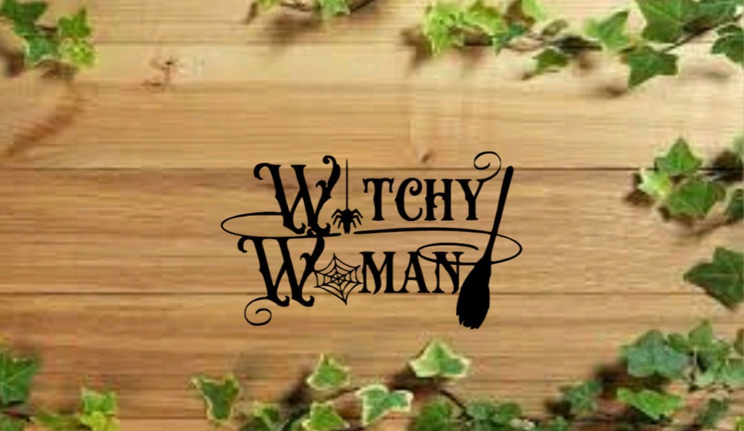 Witchy Woman Decal, Witch Car Decal, Witchy, Wicca, Wiccan, Pagan, Moon ...