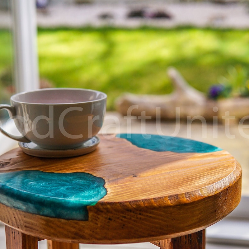 Rose Resin Table - Etsy