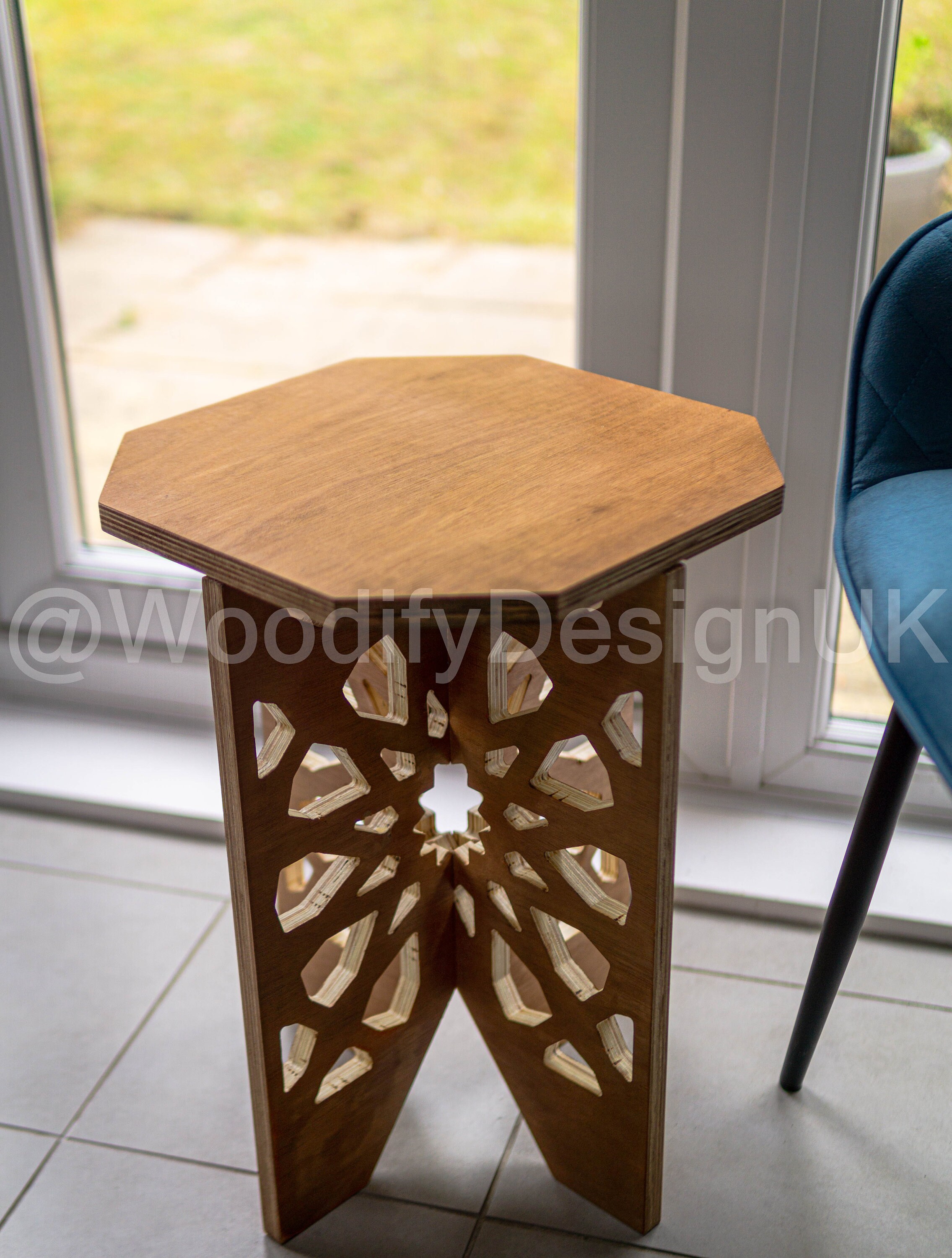 Hexagonal Side Table, Modern Moroccan Style End Table, Coffee Table. - Etsy