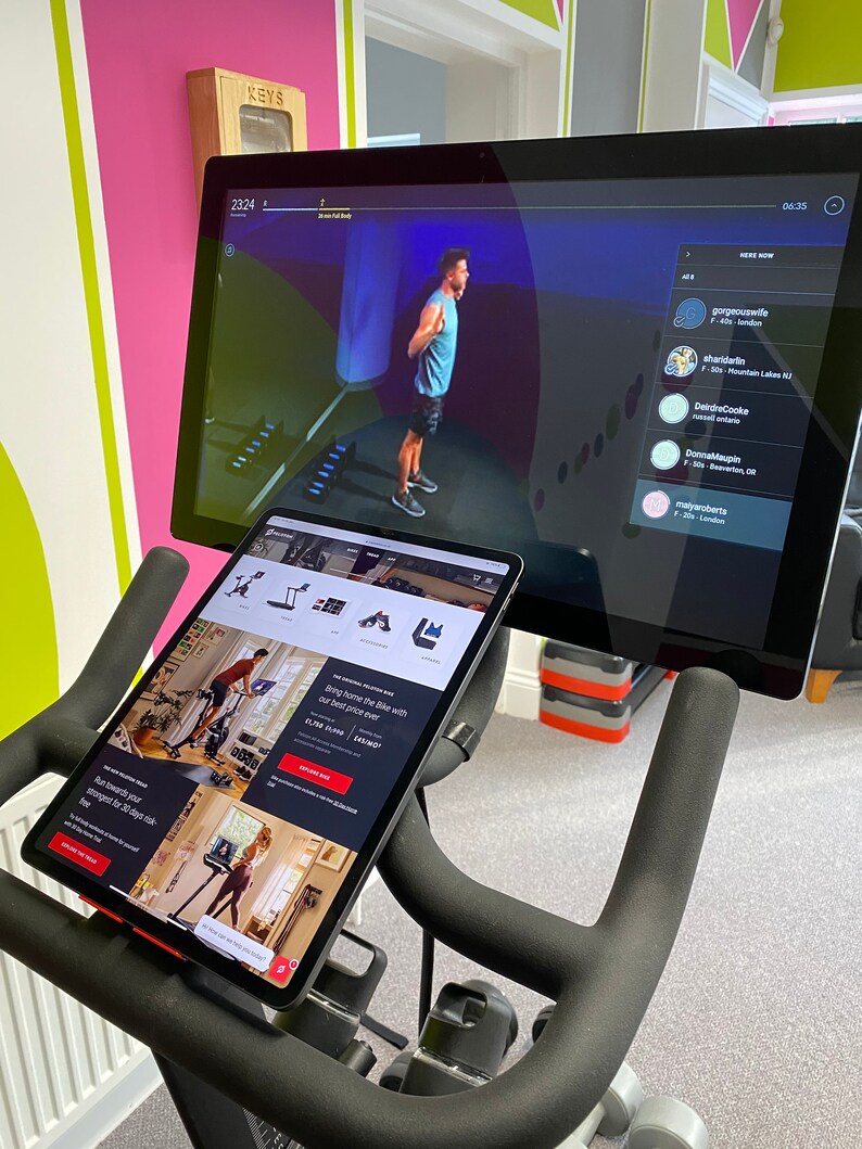 Peloton Phone / Tablet Mount / Tray Compatible With Original or Pelo ...