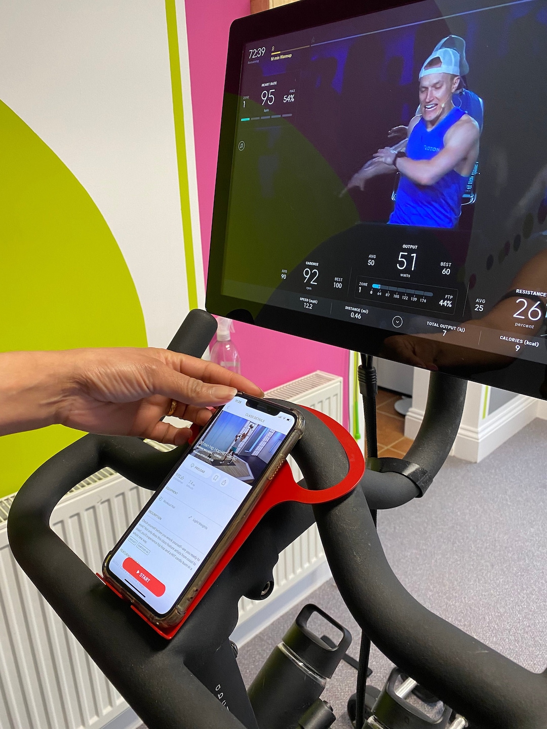 Peloton Phone / Tablet Mount / Tray Compatible With Original or Pelo ...