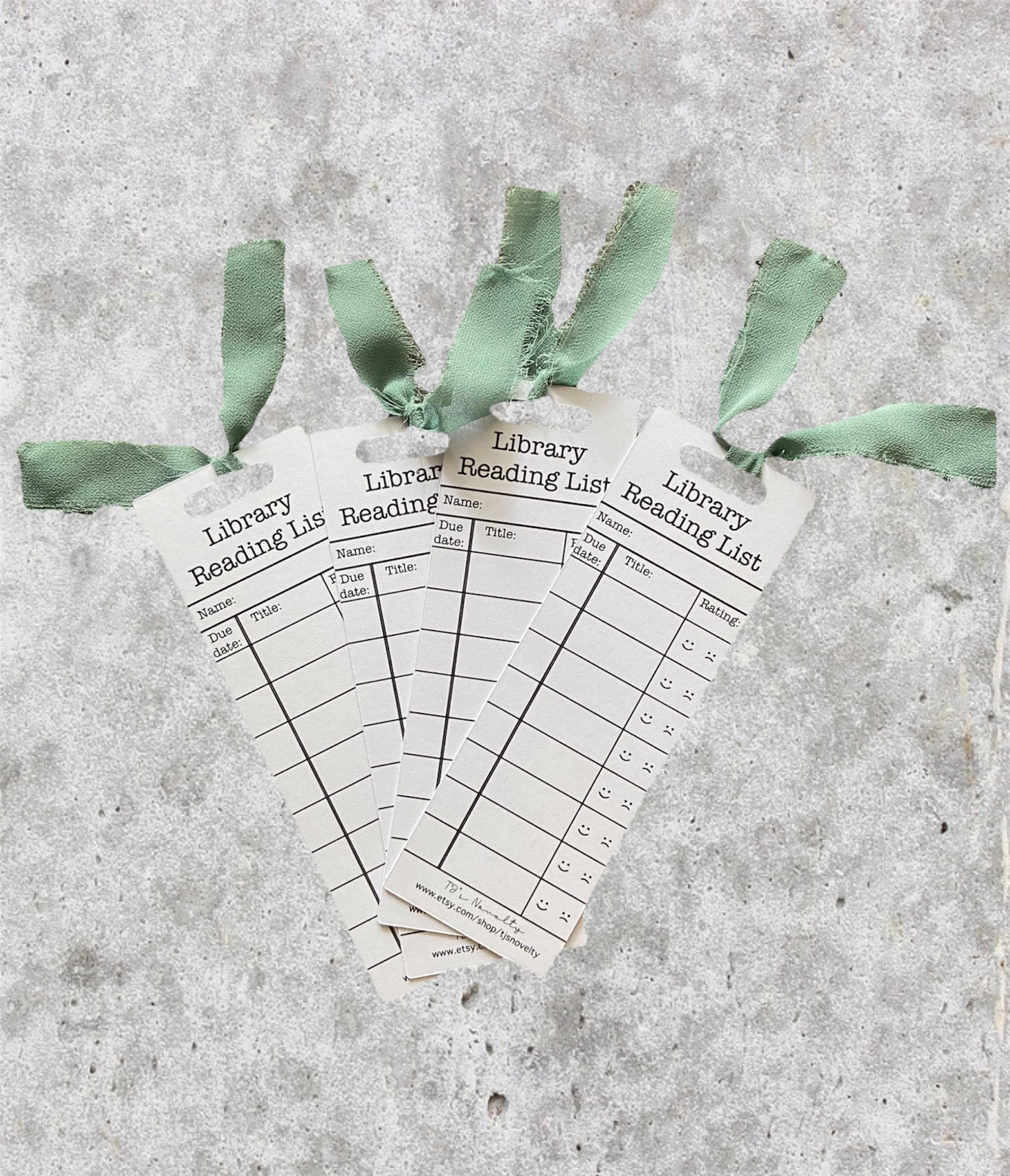 Library Card Book Marks PNG Editable SVG Unlimited Print - Etsy