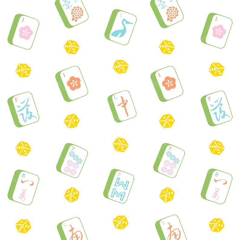 Mahjong Digital Paper Instant Download 12x12 High Resolution PNG PDF ...