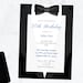 Printable Tuxedo Editable Invitation| 5x7| Easy Edit Online| Birthday ...
