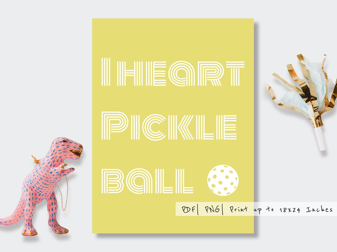 Printable Pickleball Poster| Pickleball Lover| Tournament| Home Decor ...