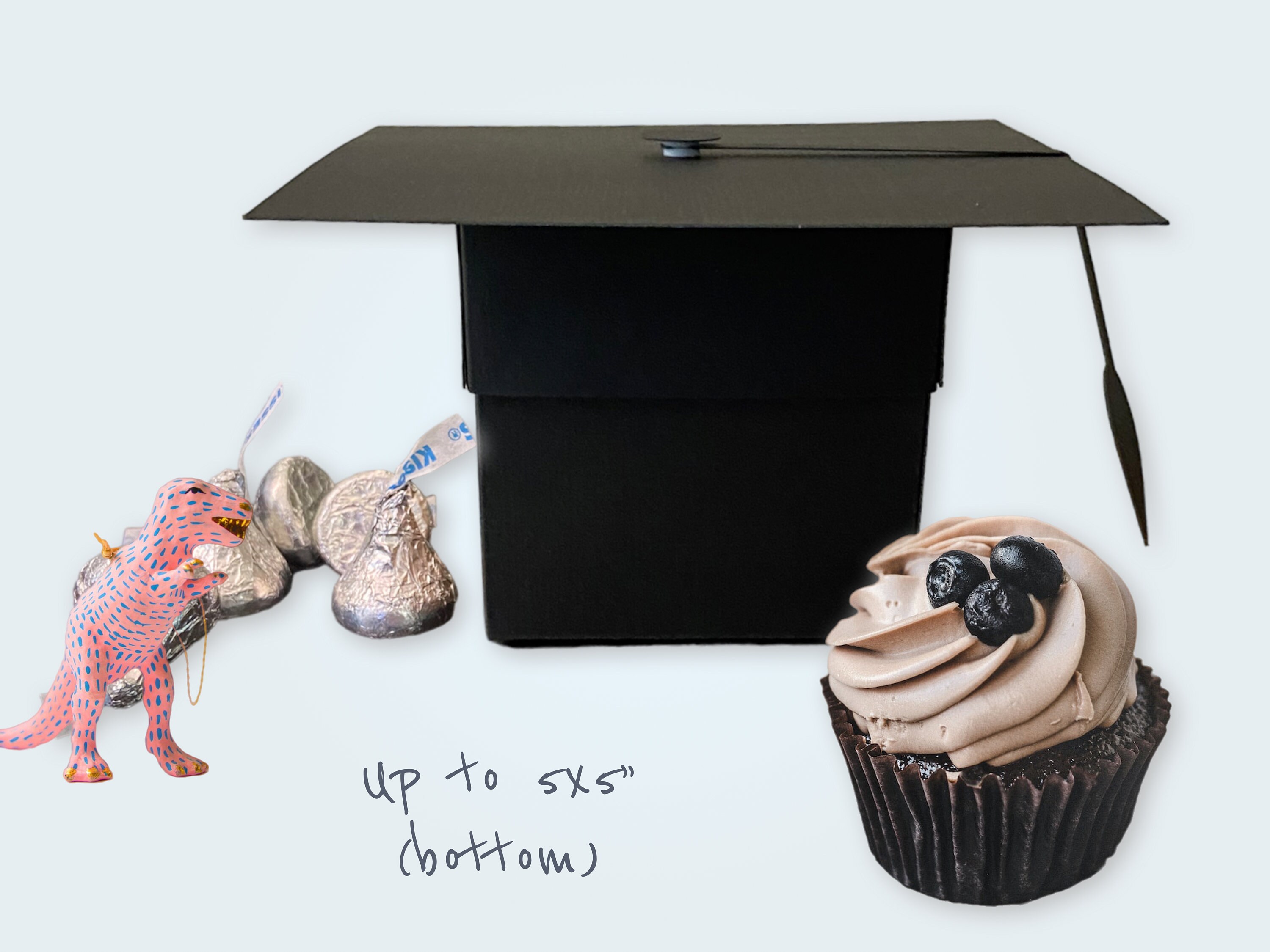 Grad Cap Party Favor SVG Classroom Graduation Treat Boxes Gift Box ...
