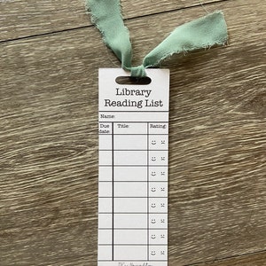 Library Card Book Marks |PNG| Editable SVG| Unlimited Print Download ...