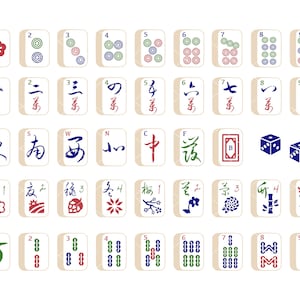 Traditional Mahjong Tile| SVG| PNG | Clip Art| Mahjong Pattern| Sticker ...