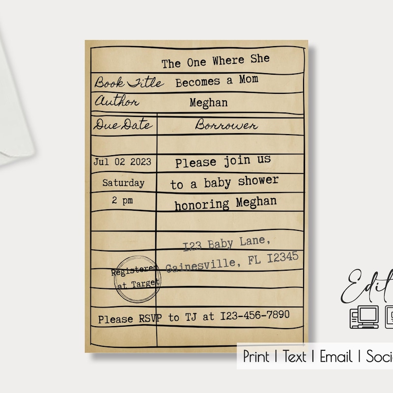 Library Due Date - Etsy