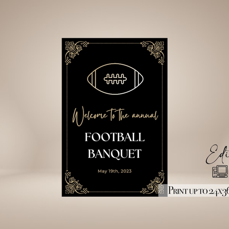 Football Welcome Sign - Etsy