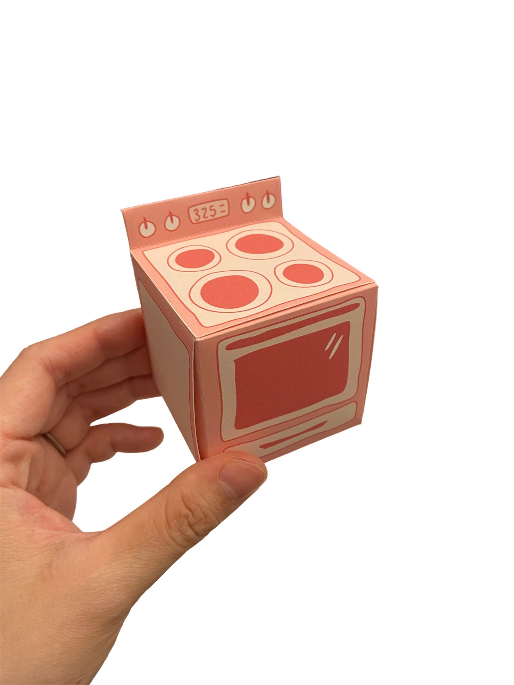 Cupcake Oven Box Template