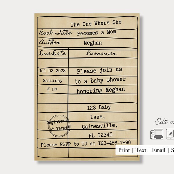 Library Due Date - Etsy