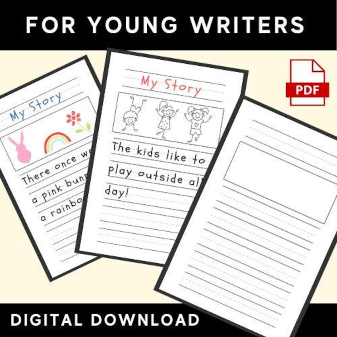 Storytelling Worksheet for Kids - Etsy