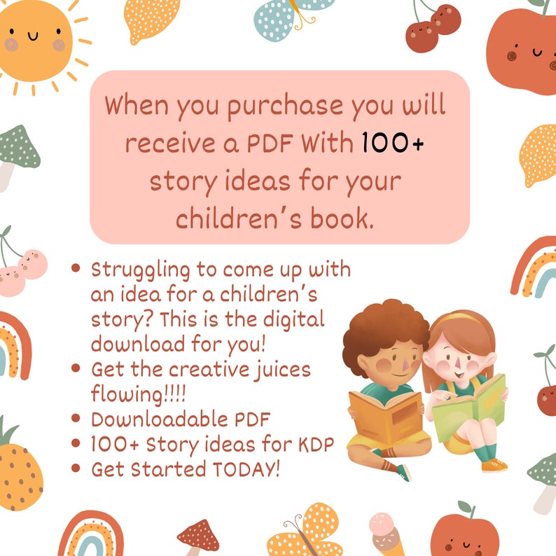 Want to Write a Children's Book but Don't Have Any Ideas? Get This List ...