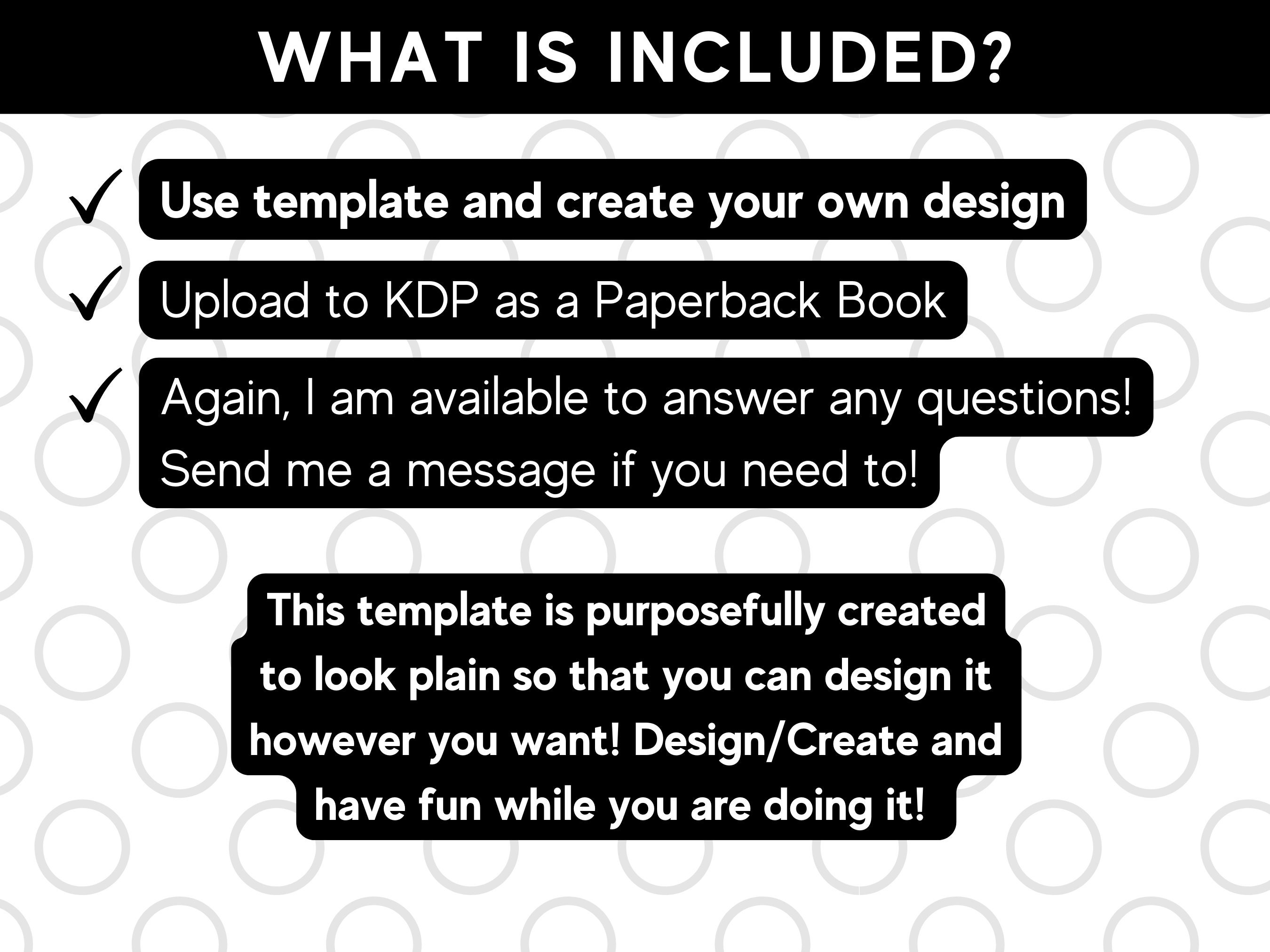 8.5x11 Canva Template for Amazon KDP Paperback Coloring Book | Canva ...