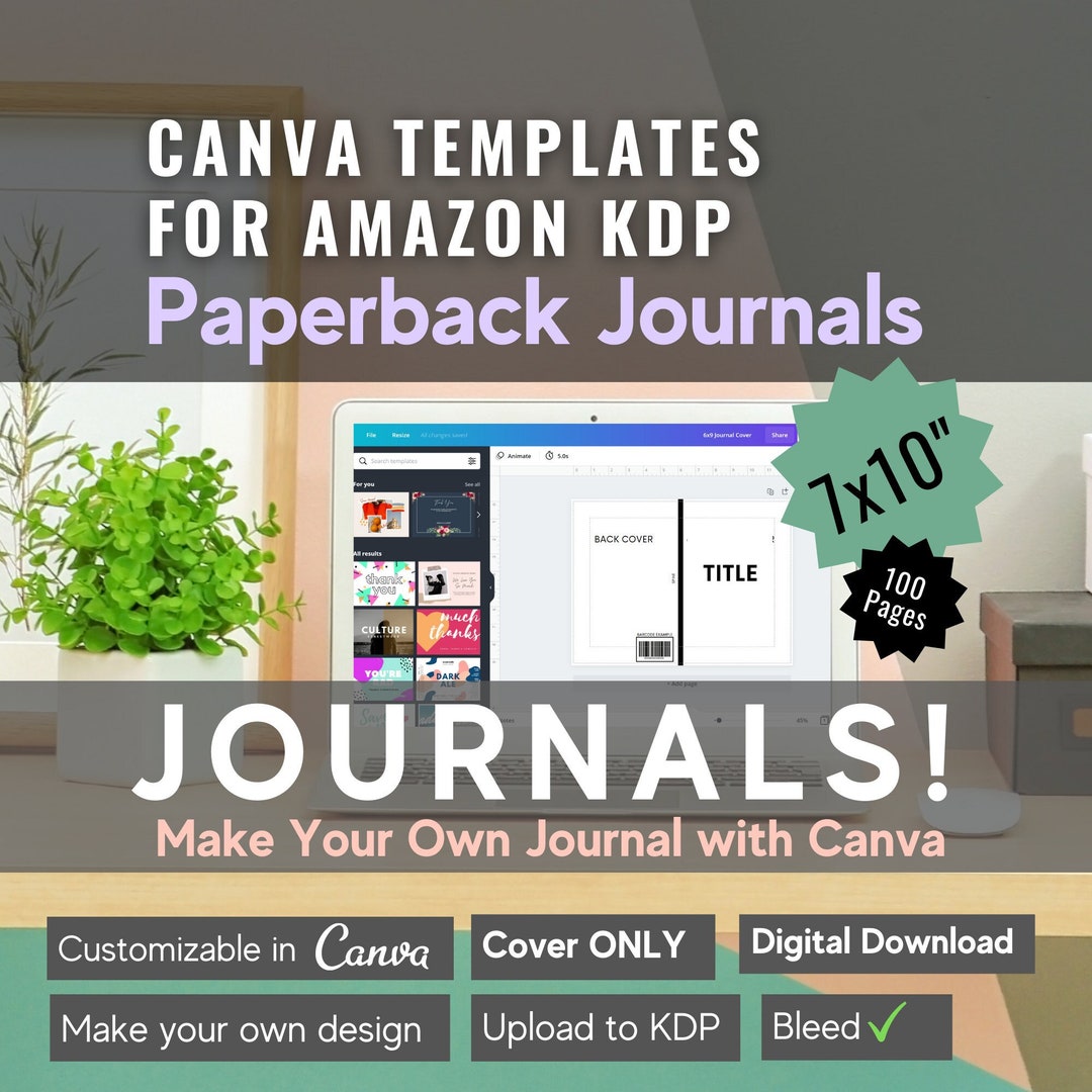 7x10 Canva Journal Template for KDP - Etsy