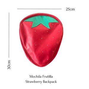 Back to School Backpack Leather for Children, Original Fruit Shaped Bag ...