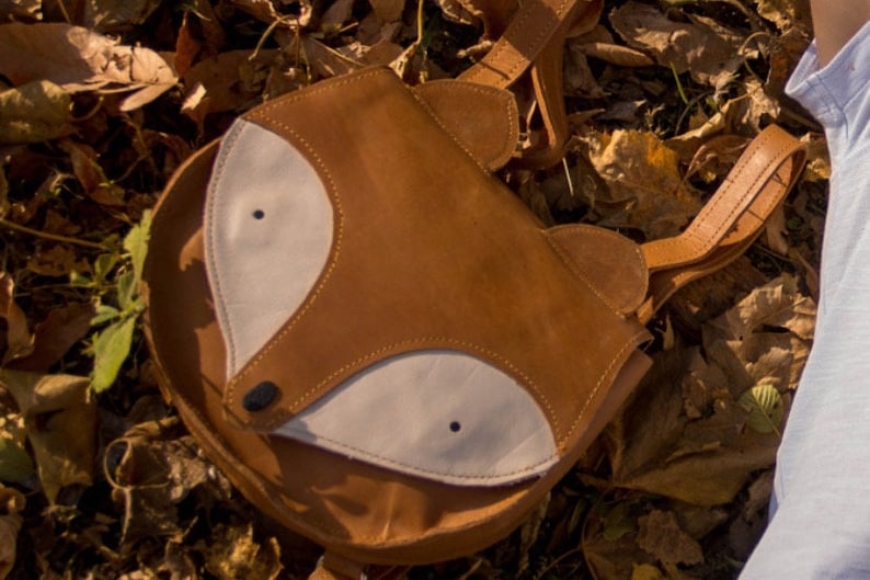 Personalized Crossbody Bag for Toddlers, Shoulder Bag Fox Shaped for ...