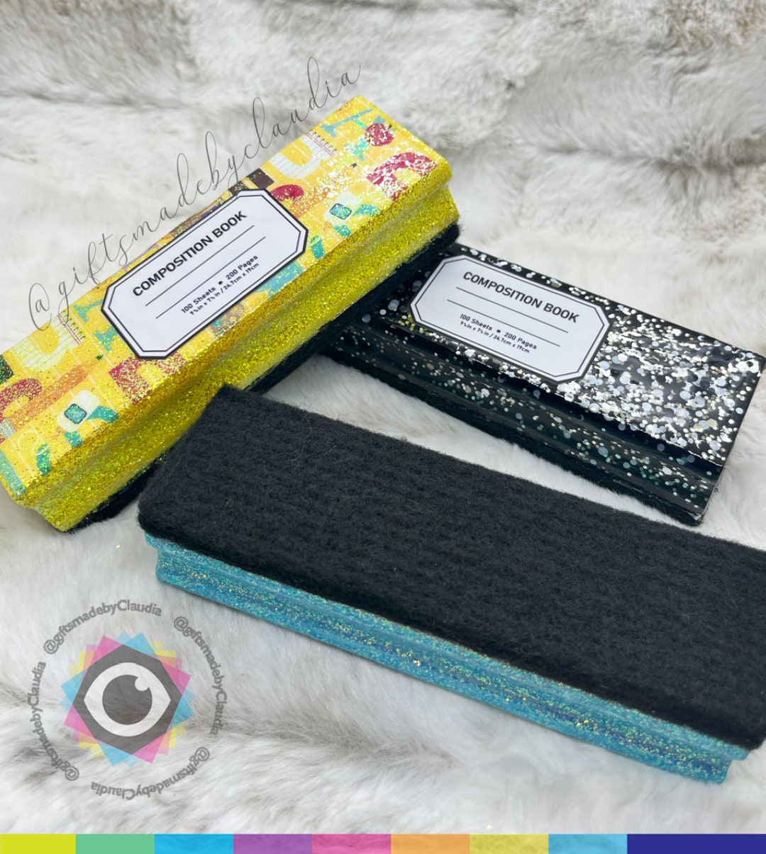 Personalized Board Erasers, Pencil Eraser, Glitter Eraser Teacher Gift ...