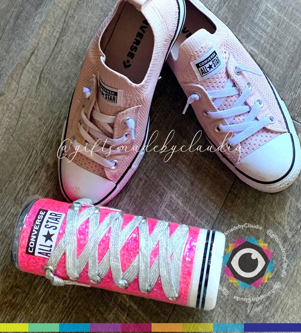 All Star Chuck Shoe Glitter Tumbler. 3D Converse Chuck Taylor - Etsy