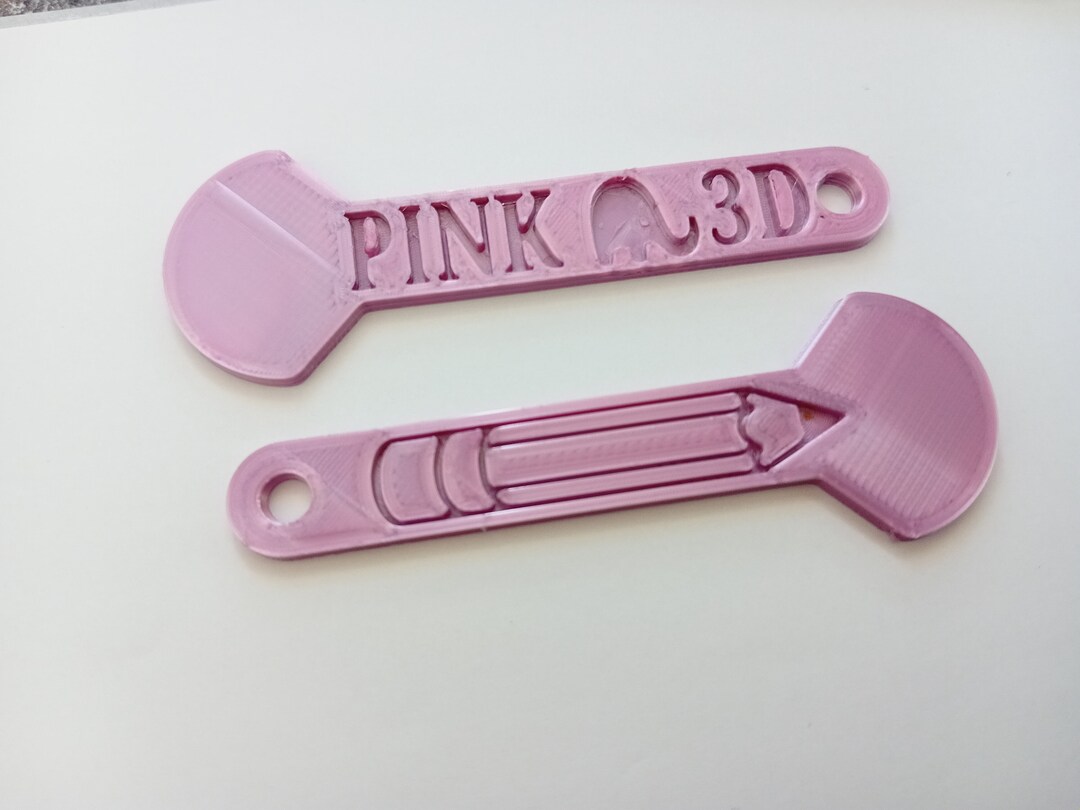 Personalised 3D Printed Trolley Token / Euro Key Business Brand Merch ...