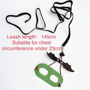 Bat Wings Harness Pet Leash Collar Set Halloween Costume/gifts-syrain ...
