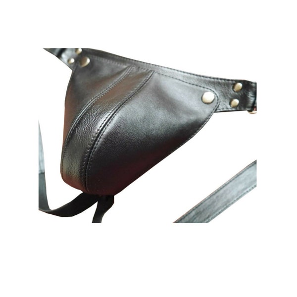 Leather Jockstrap With Cod Piece - Etsy
