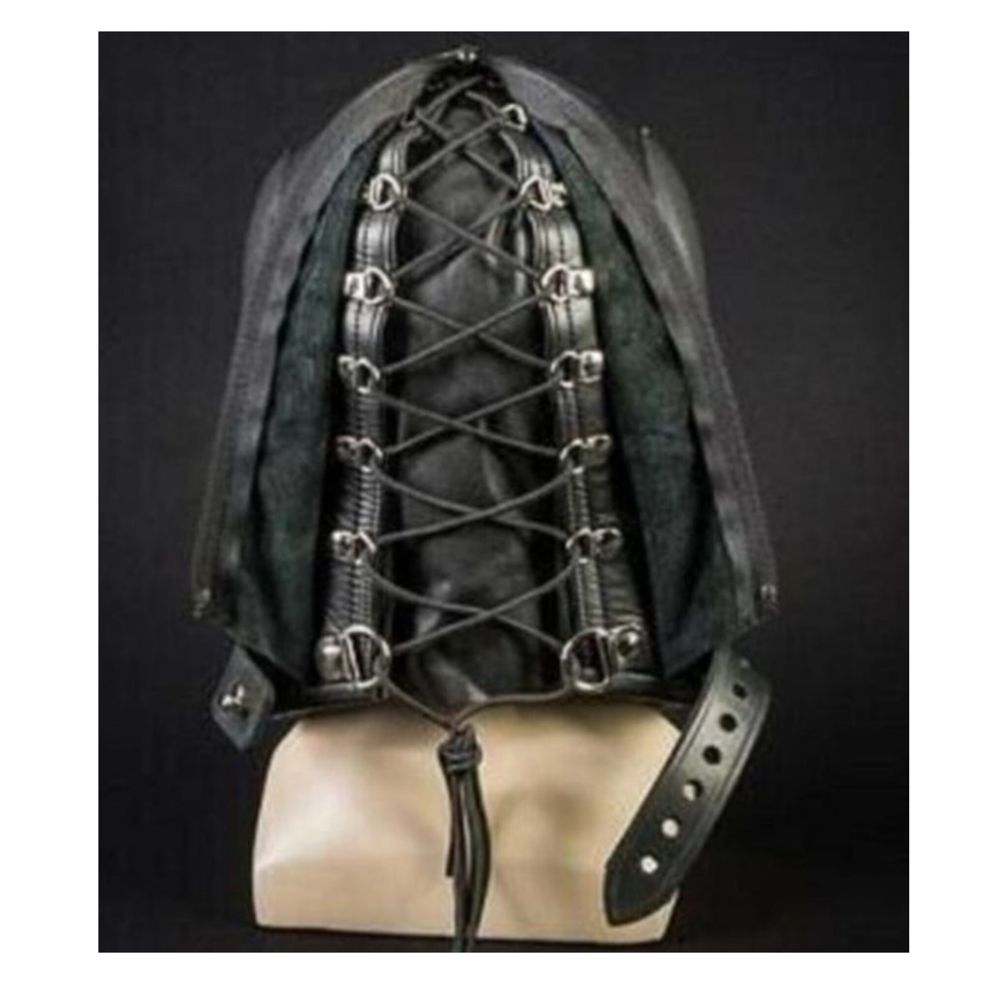 Deprivation Hood Bondage Gimp Hood BDSM Kink Gear Slave Hood BDSM Hood ...