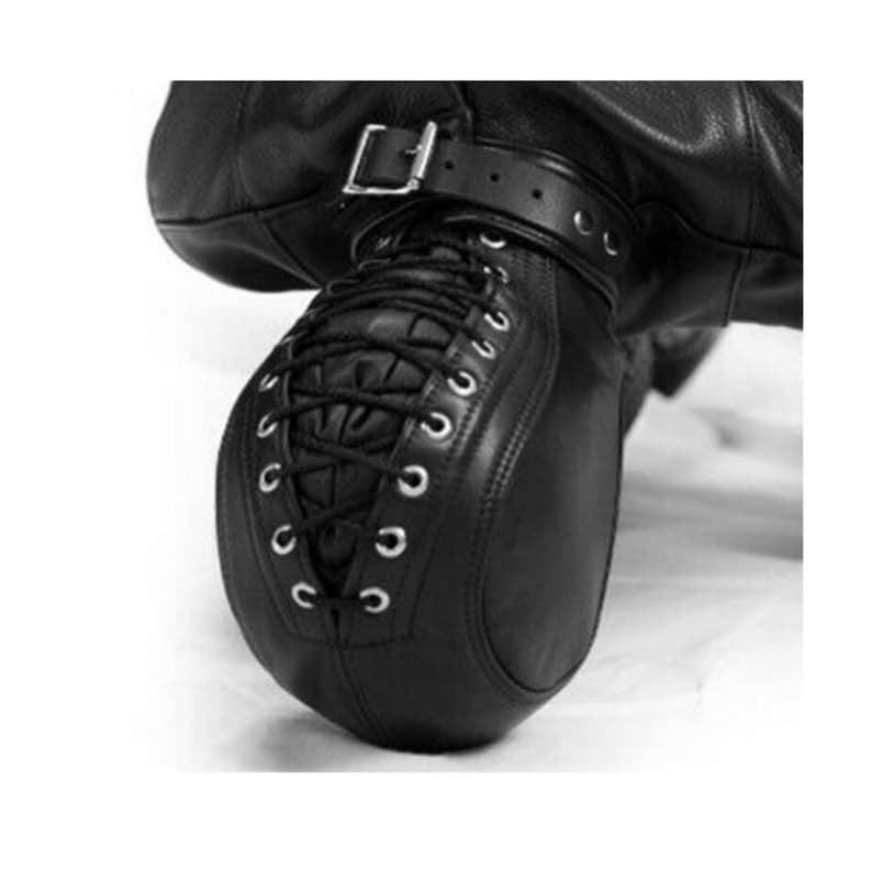 Deprivation Hood Bondage Gimp Hood Bdsm Kink Gear Slave Hood Bdsm Hood
