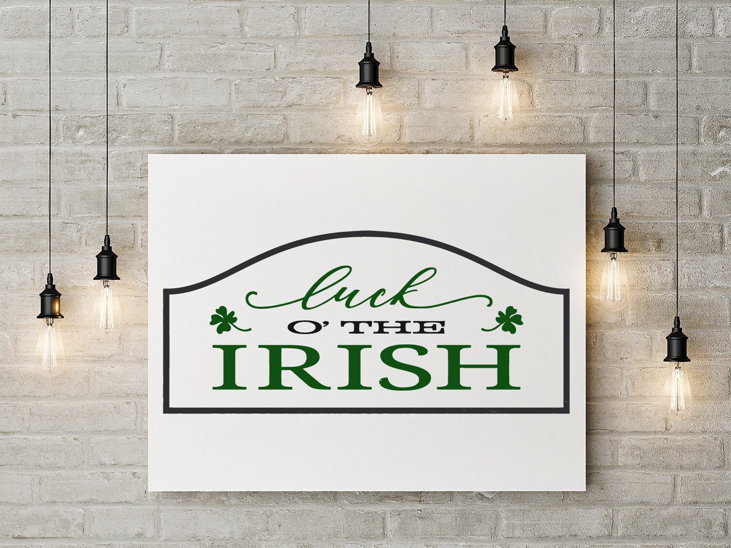 Lucky O' the Irish Sign SVG Png Dxf Eps Instan - Etsy UK