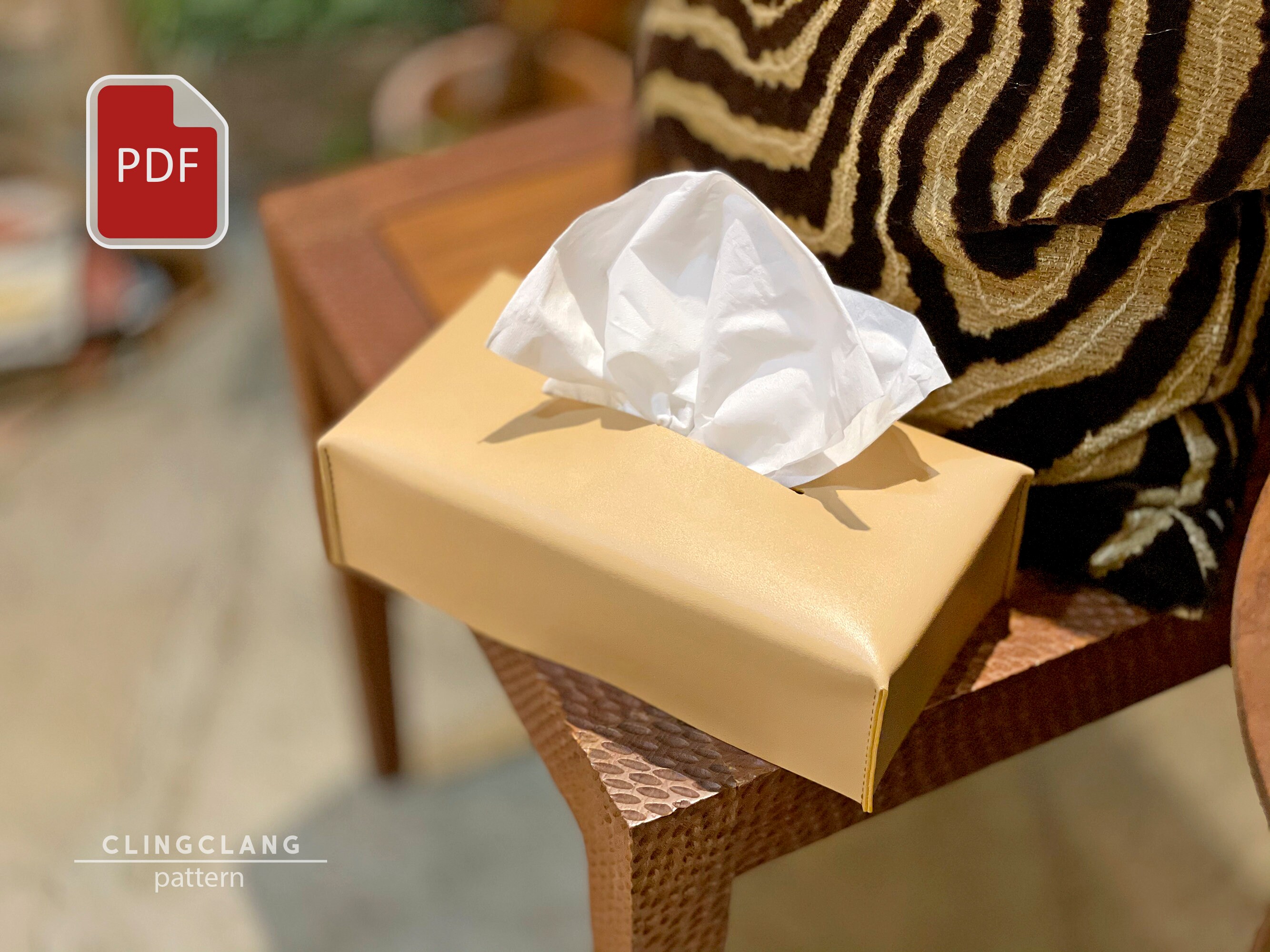 Pdf Template - Tissue Box - Leather Craft - Pattern - Printable - Etsy