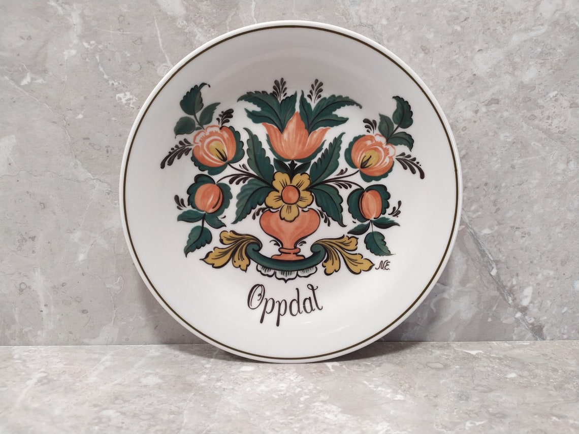 Porsgrund Norway Cup Saucer Plate 3 Piece Set Oppdal | Etsy