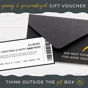 Custom Ticket Voucher Personalized & Punny Ticket Made to Order - Etsy