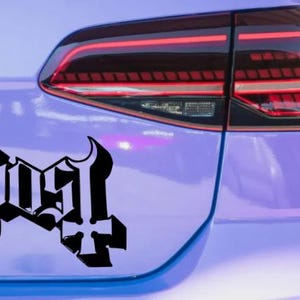 Ghost BC Car Sticker Wall Sticker Logo Self Adhesive Black or White ...