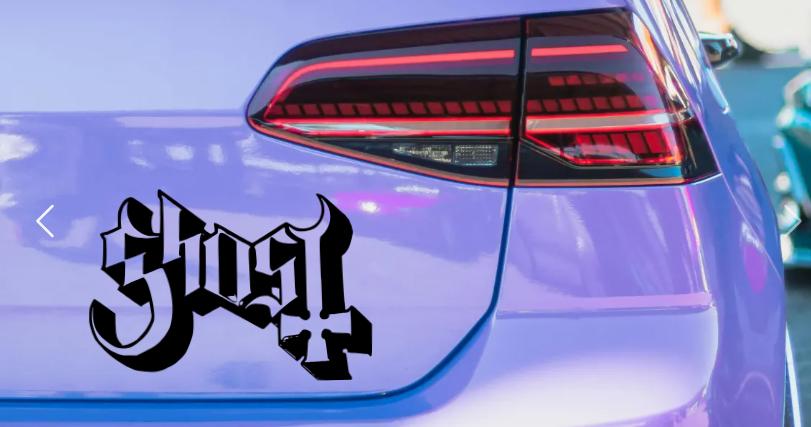 Ghost BC Car Sticker Wall Sticker Logo Self Adhesive Black or White ...