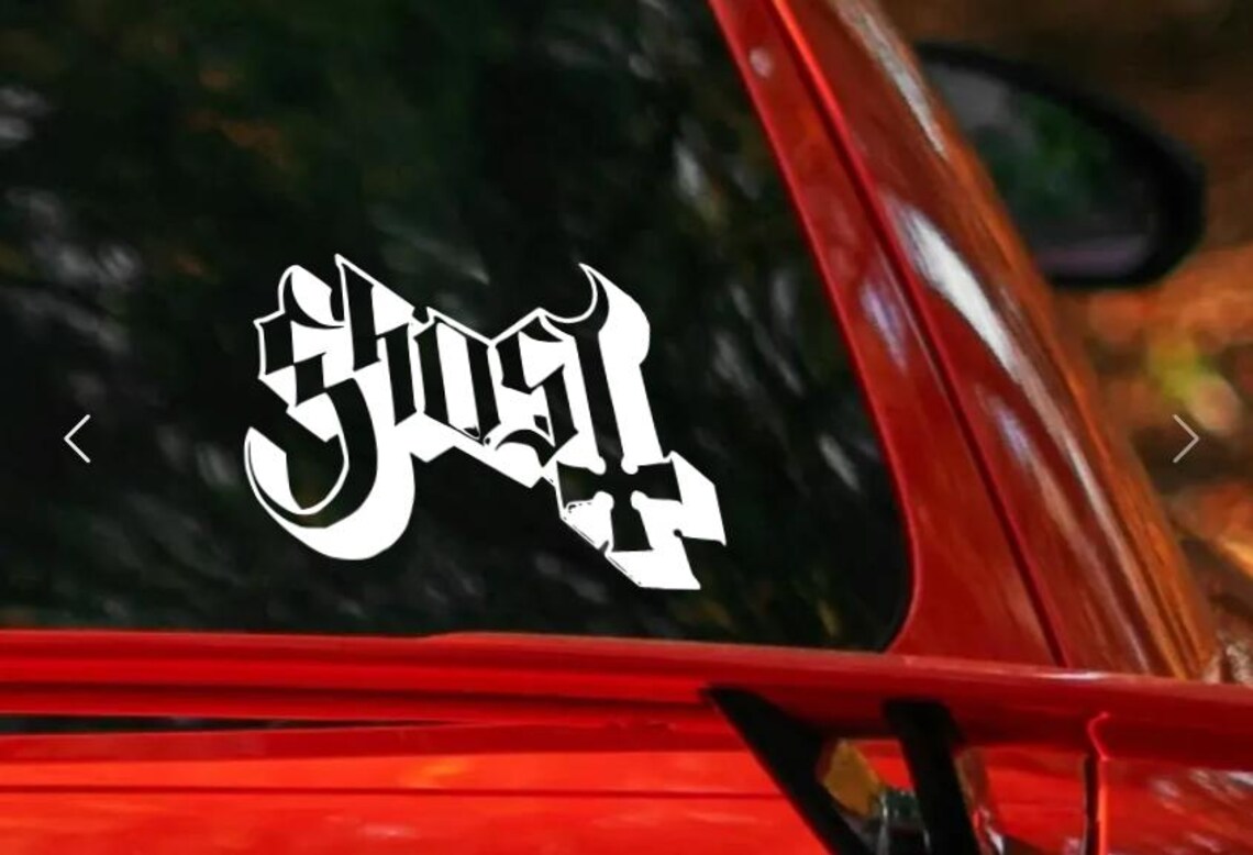 Ghost BC Car Sticker Wall Sticker Logo Self Adhesive Black or White ...