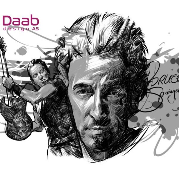 Bruce Springsteen Svg - Etsy