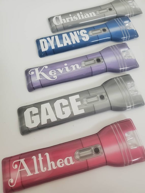 Personalized Flashlight Magnetic Flat Flashlight Purse | Etsy