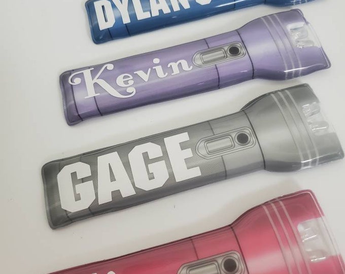 Personalized Flashlight, Magnetic Flat Flashlight, Purse Light ...