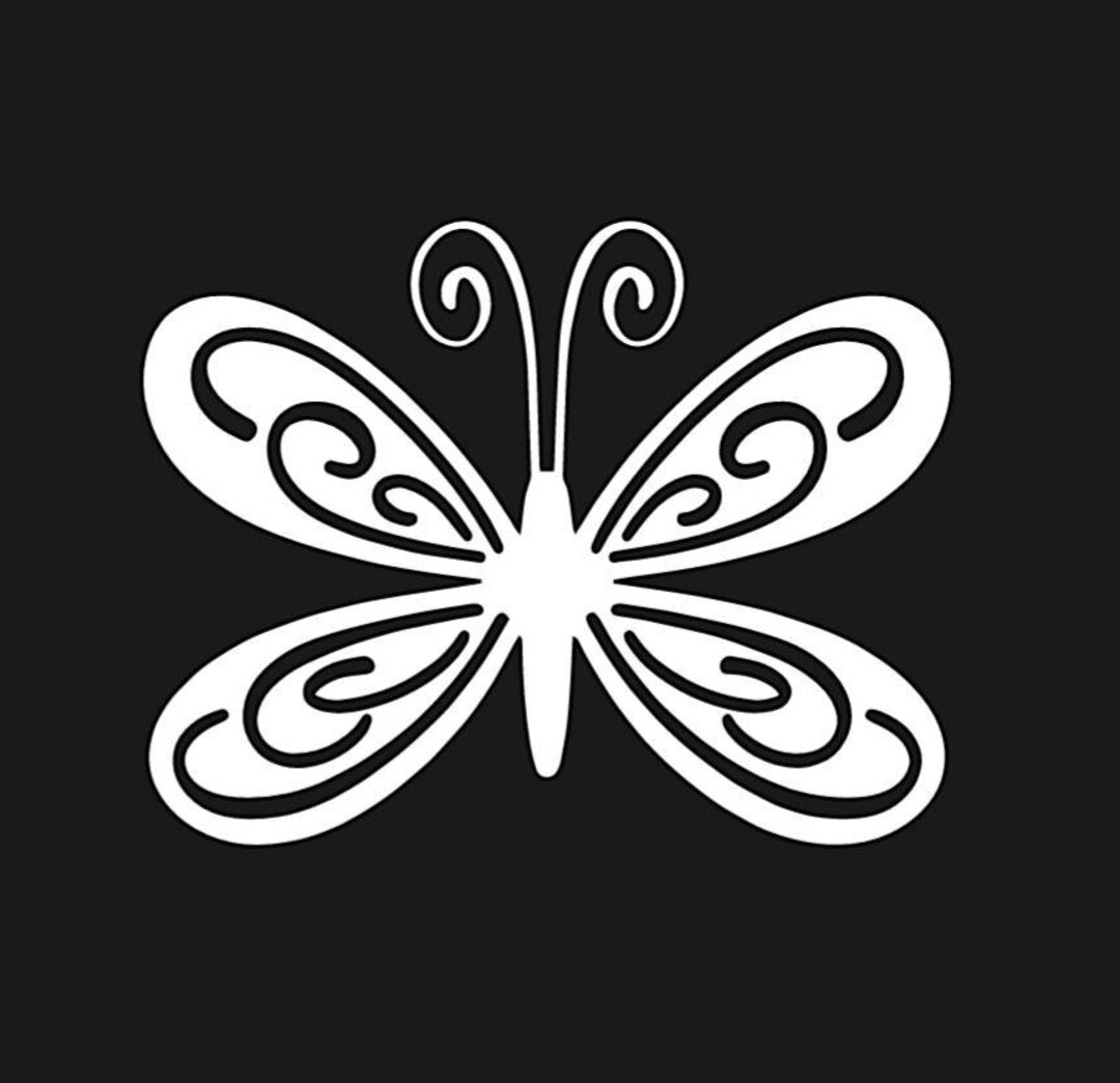 Butterfly, Car Window Decal, Butterfly Vinyl Decal, Butterfly Window ...