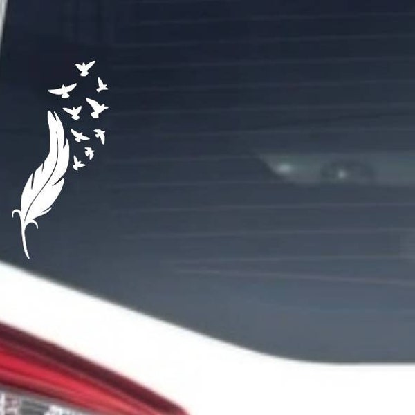 Feather Decal - Etsy
