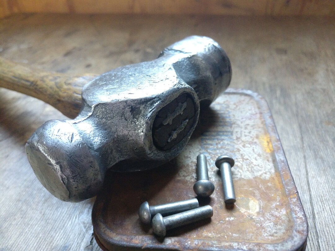 Vintage Ball Peen Hammer, Metal Working, Great Addition to a Tool Box ...