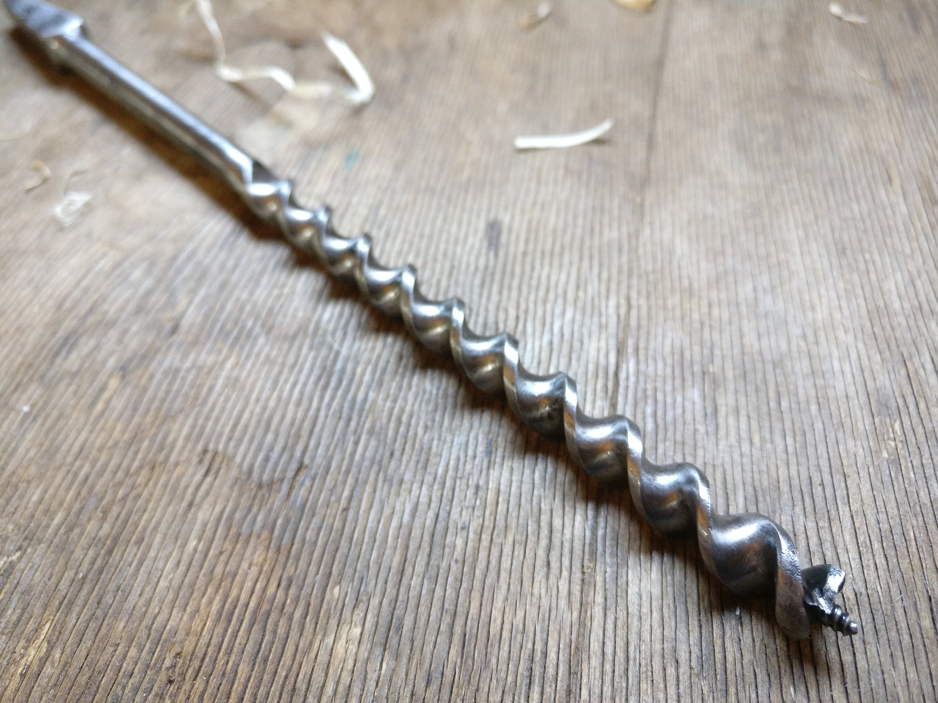 Vintage Auger 3/8" Diameter Bit, Wm. Ridgeway, Sheffield England ...