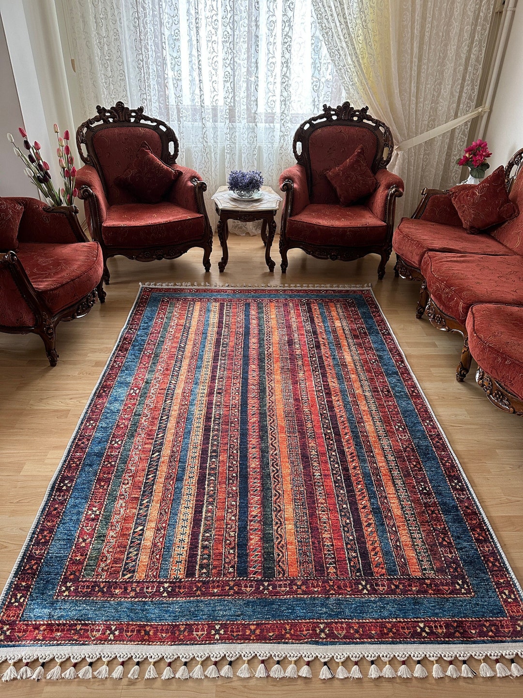 Multicolor Shall Rug, Persian Gabbeh Design, Tribal Gabbeh Shall 8x10 ...