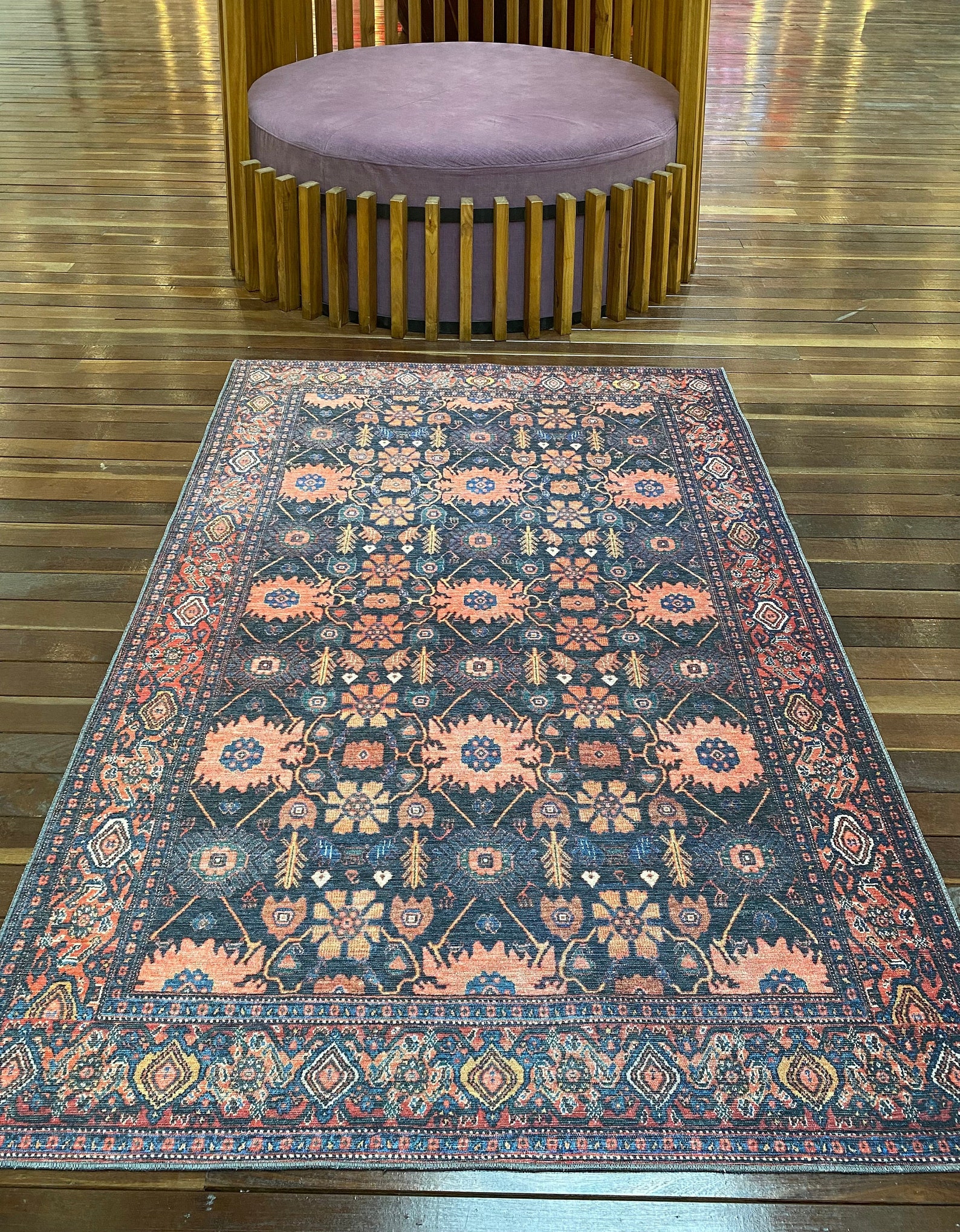 Black Pink Rug 8x10 Pinkish Orange Rug Turkish Kilim Rug - Etsy