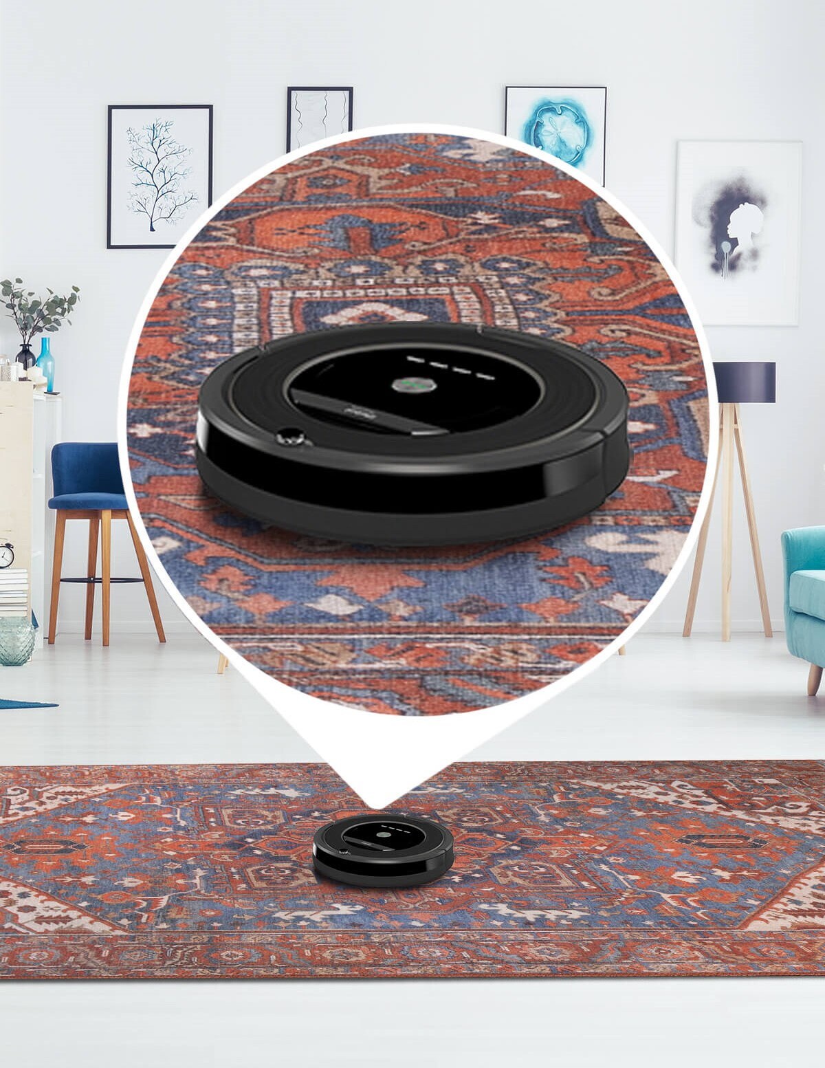 Folk Vintage Rug 8x10 Red Blue Kilim Rug 8x10 Bohemian Rug - Etsy