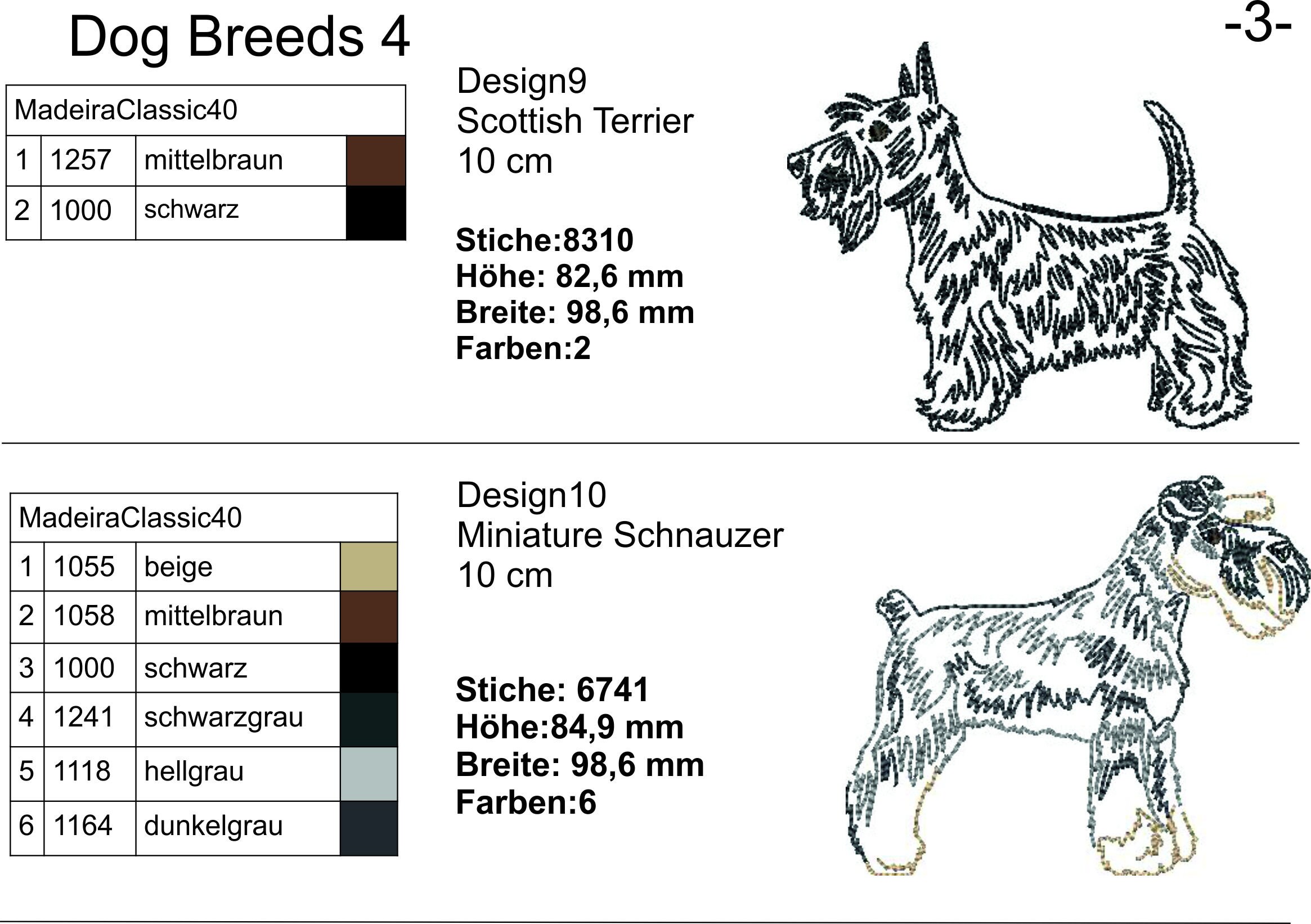 Stickdatei Dog Breeds 4 Größe 10 x 10 cm Leonberger - Etsy.de